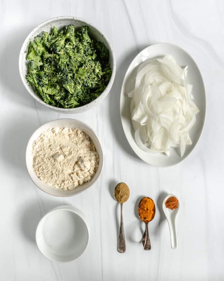 Broccoli Pakora (Baked or Air Fried) - Plant-Based on a Budget