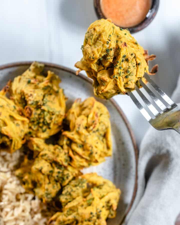 Broccoli Pakora (Baked or Air Fried) - Plant-Based on a Budget