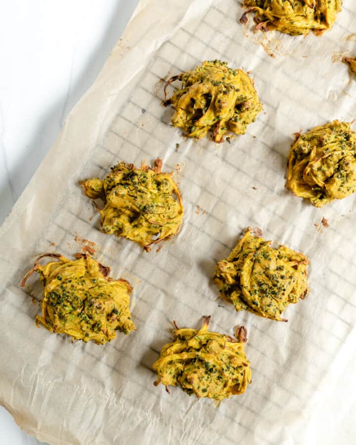 Broccoli and Onion Pakora - Plant-Based on a Budget