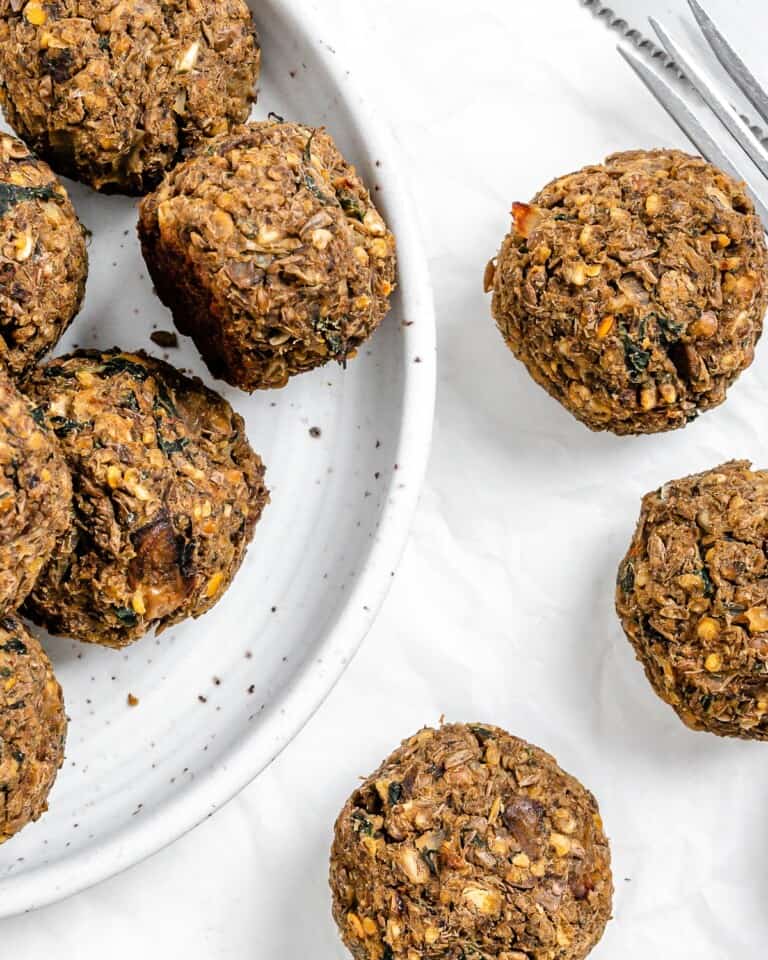 Vegan Lentil Meatballs - Plant-Based on a Budget