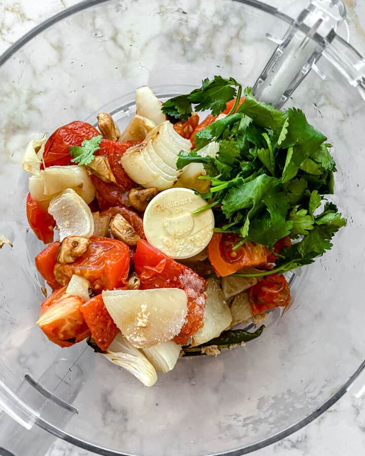 Homemade Roasted Red Salsa - Plant-Based on a Budget