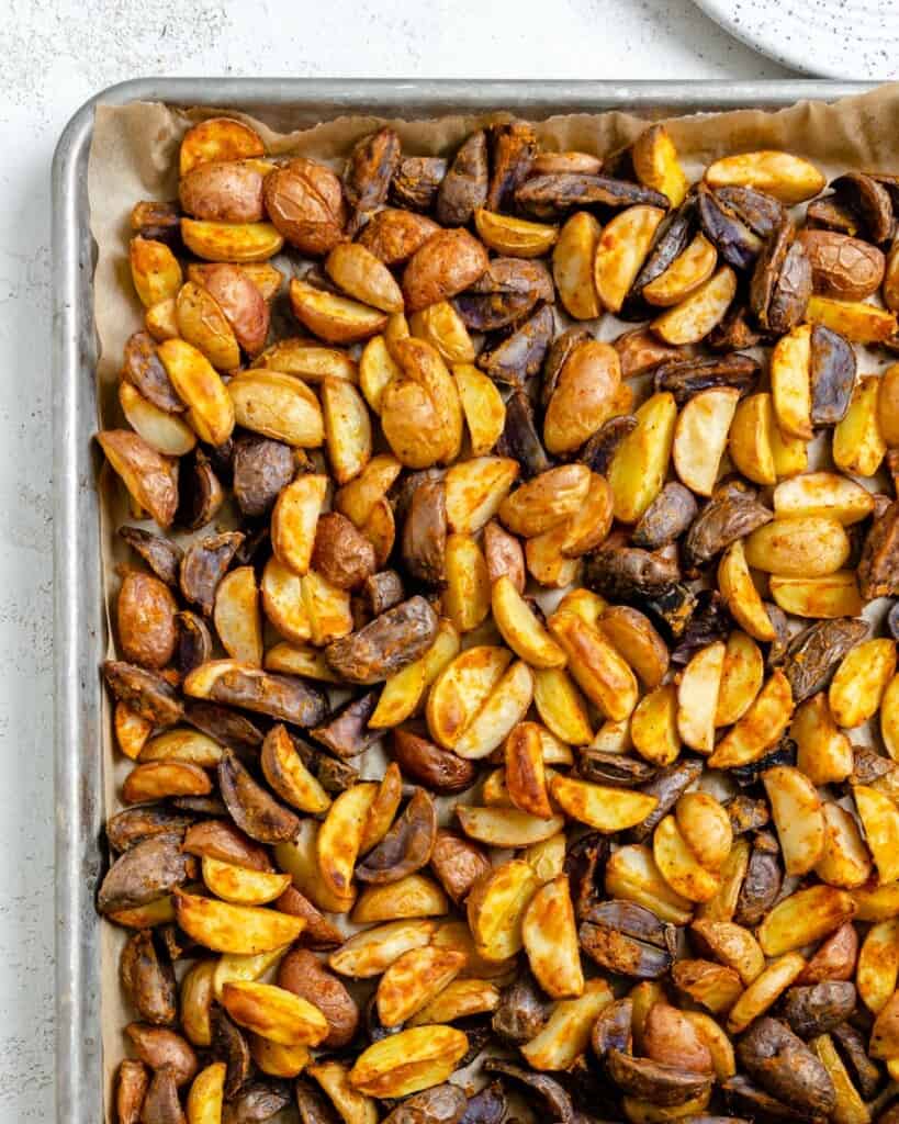 Crispy Purple Potatoes Recipe - Plant-Based on a Budget