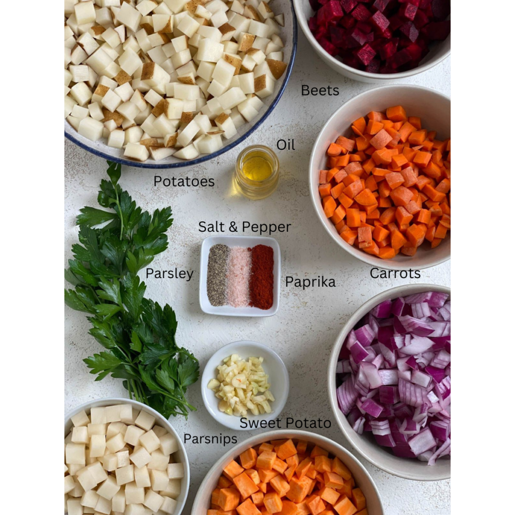 One-Pan Root Vegetable Hash - Plant-Based on a Budget