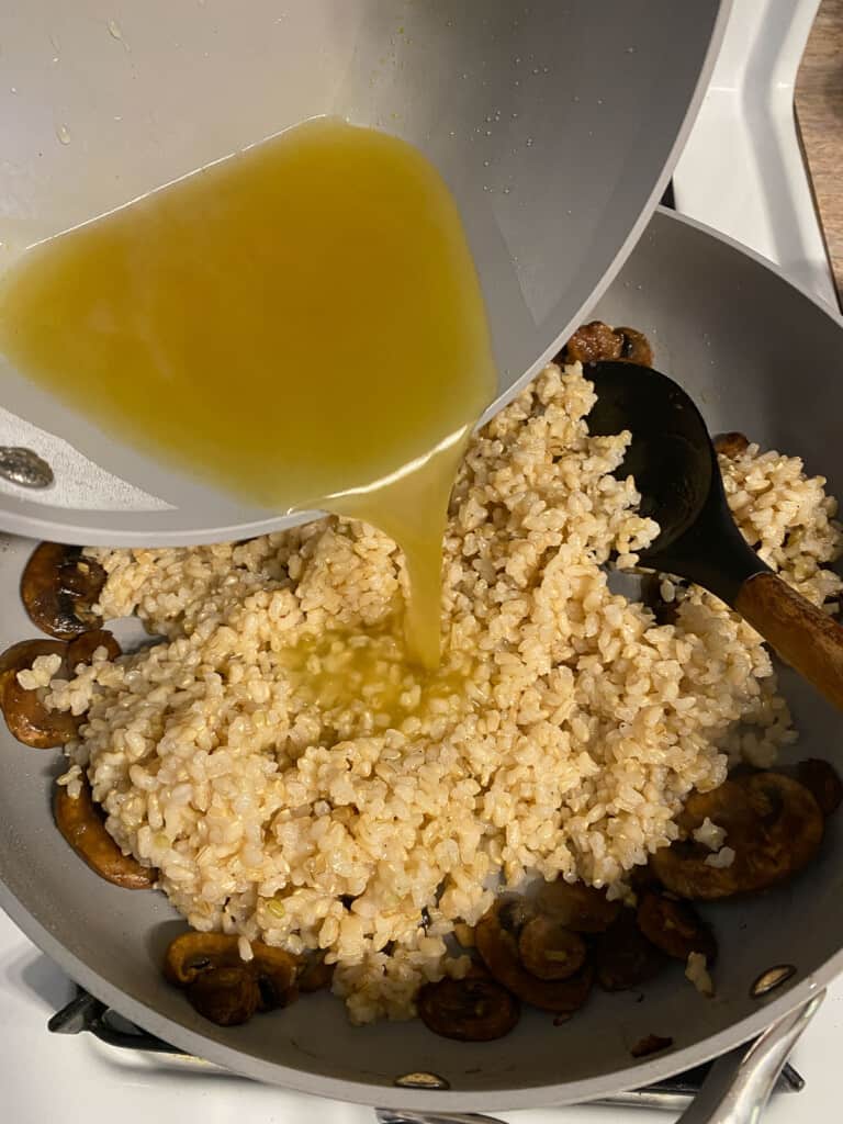 Creamy Brown Rice Risotto - Plant-Based on a Budget