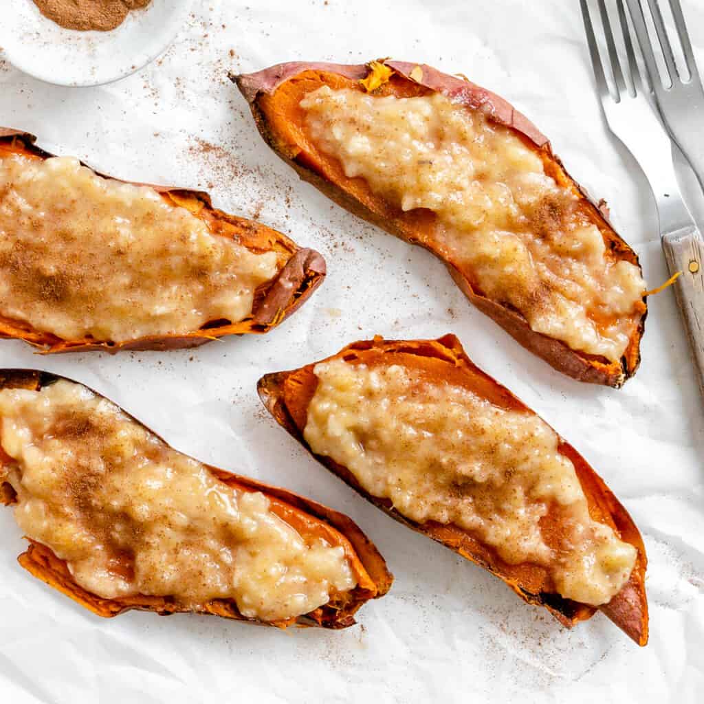 Easy Sweet Potato Toast - Plant-Based on a Budget