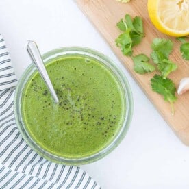 Cilantro and Green Chili Dressing - Plant-Based on a Budget