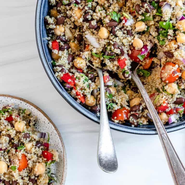 Southwest Quinoa Salad (Vegan| Meal Prep)- Plant-Based on a Budget
