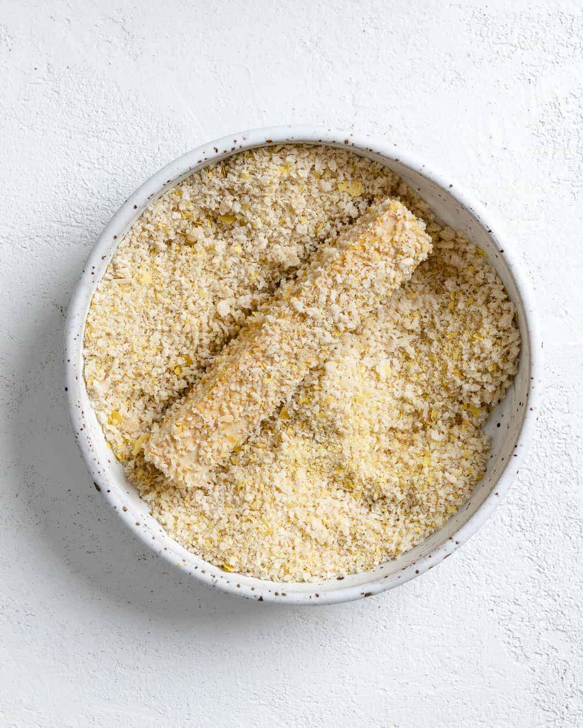 Crispy Breaded Tofu Sticks [Pan Fry| Bake| Air fry]- Plant-Based on a ...