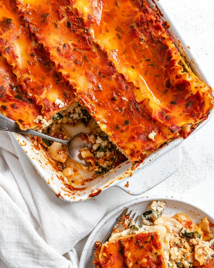 Vegan Lasagna with Spinach - Plant-Based on a Budget
