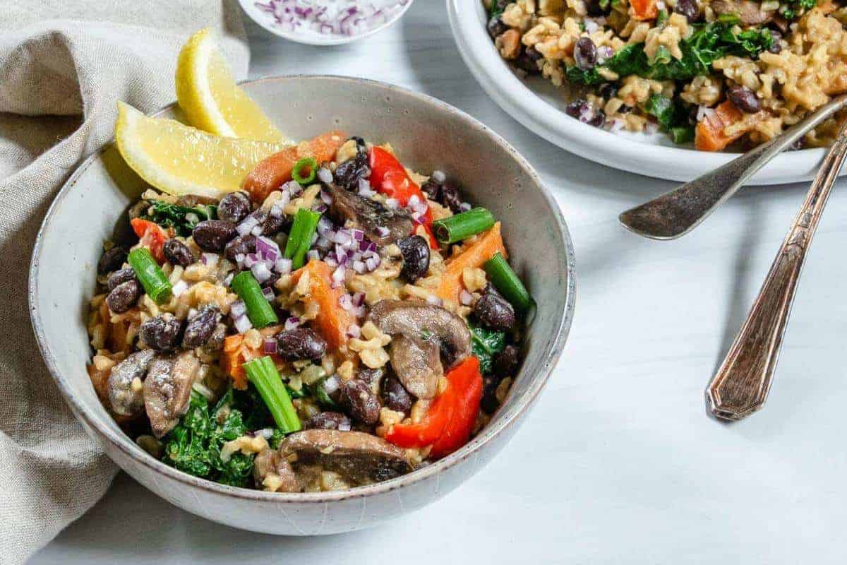 Delicious Vegetable Rice Pilaf - Plant-Based on a Budget