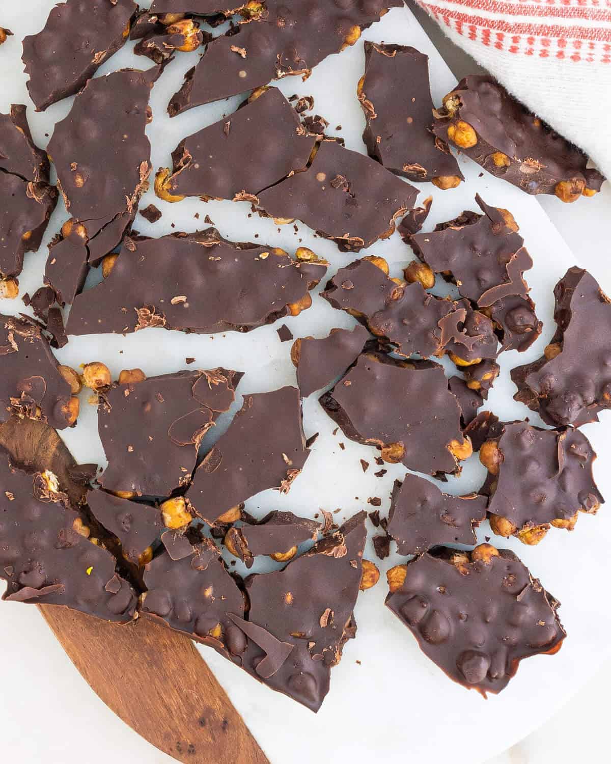 Chocolate Chickpea Bark - Plant-Based on a Budget