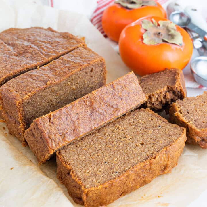 Vegan Persimmon Bread - Plant-Based on a Budget