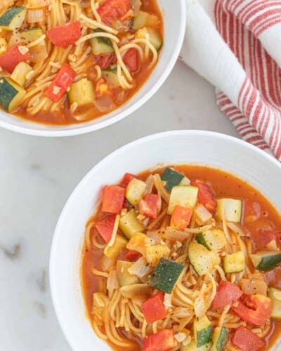 Sopa de Fideo | Mexican Noodle Soup - Plant-Based on a Budget