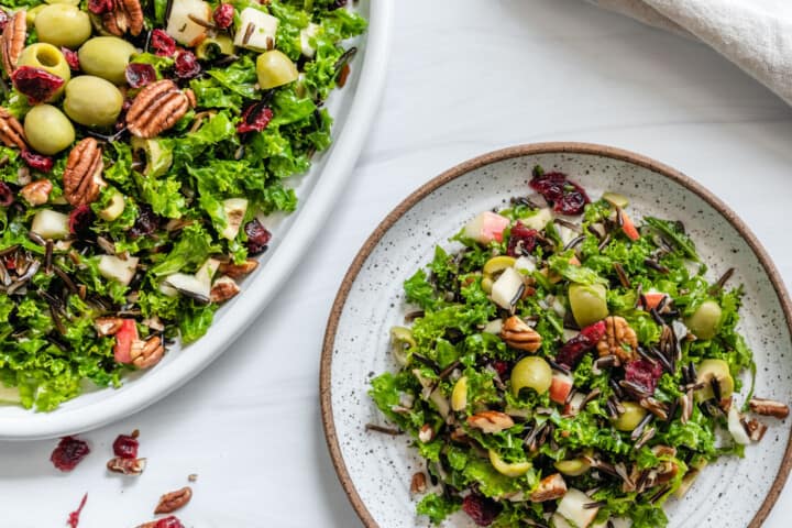 Wild Rice Fall Salad - Plant-Based on a Budget