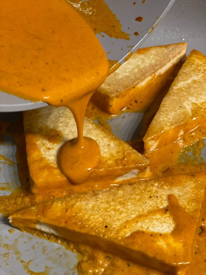 Easy Buffalo Tofu [Fried, Baked, Air Fri] - Plant-Based on a Budget