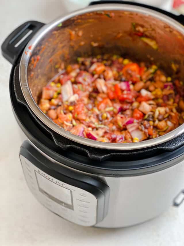 Vegan Bean Chili [Slow Cooker, Instant Pot, Stove] - PBOAB