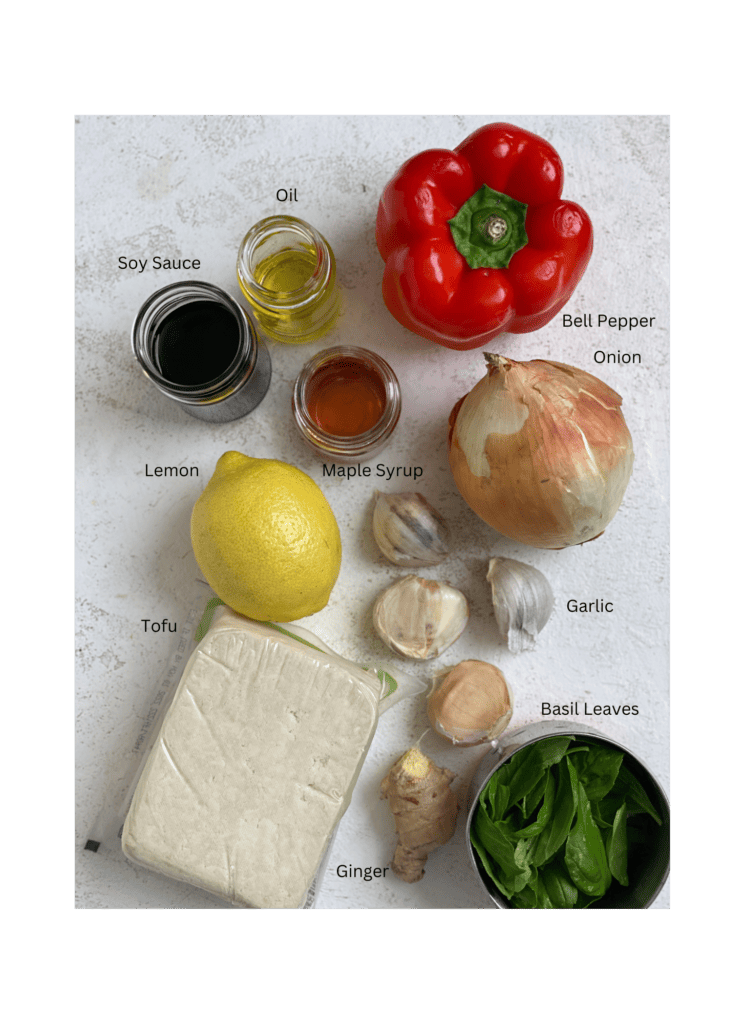 Easy Lemon Basil Tofu - Plant-Based on a Budget