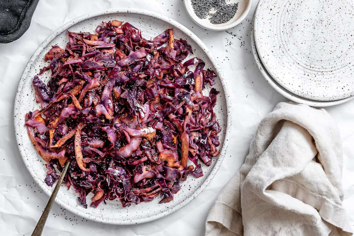 Sautéed Red Cabbage [4 Ways] - Plant-Based on a Budget