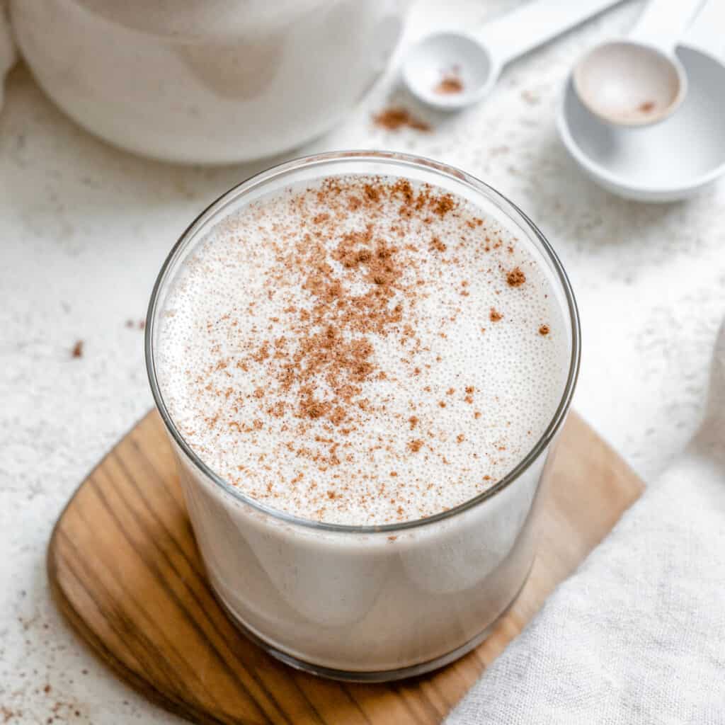 Easy Vegan Eggnog - Plant-Based on a Budget