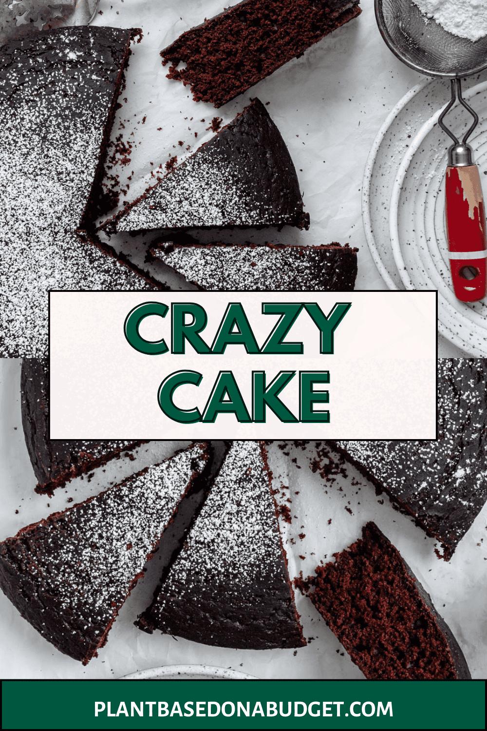 EASY Chocolate Depression Cake [Wacky Cake] - Plant-Based on a Budget