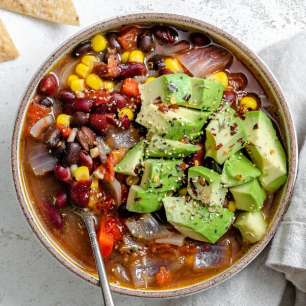 Quick Mexican Bean Soup [Stove + Crockpot] - Plant-Based on a Budget