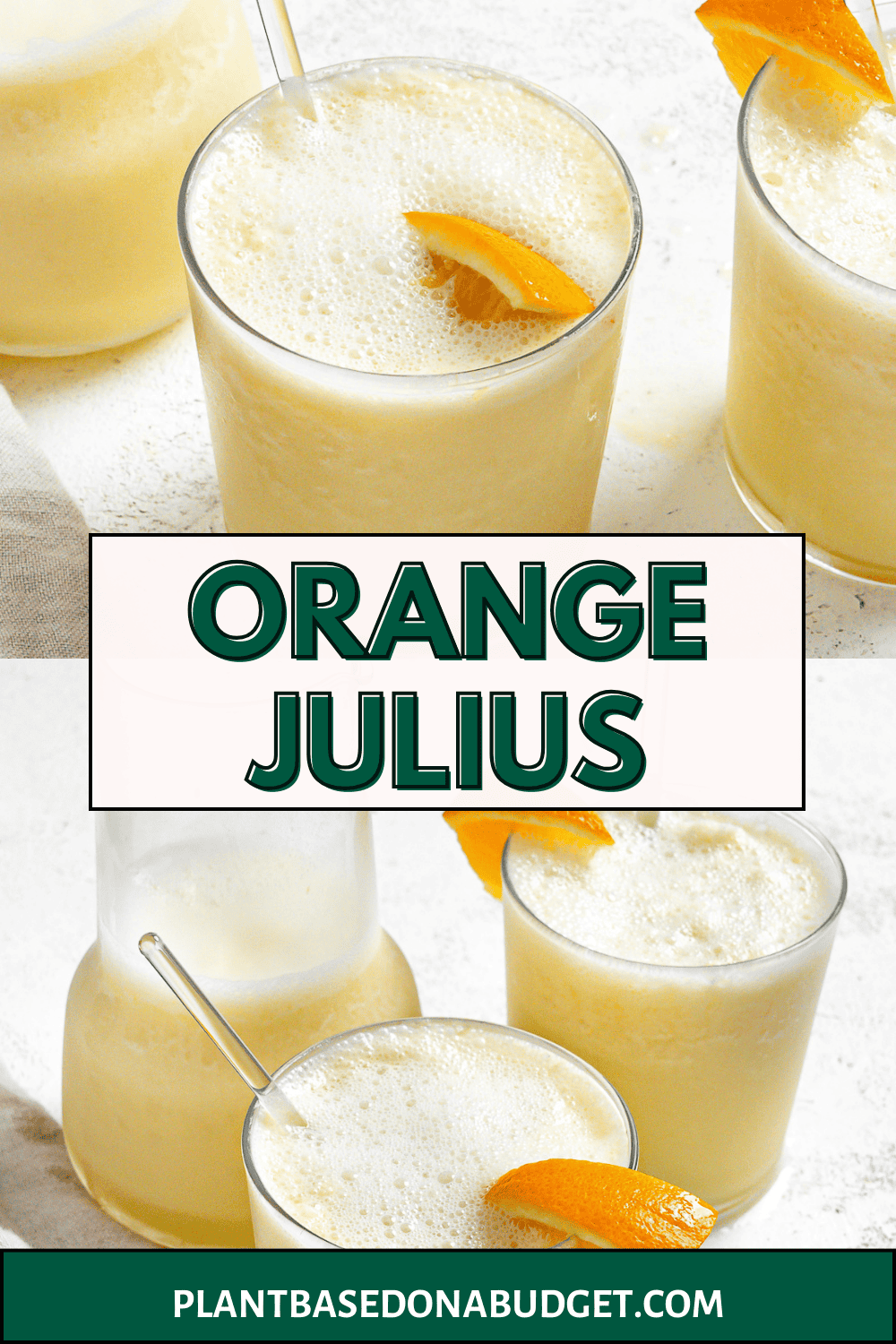 Easy Orange Julius Smoothie Recipe - Plant-Based on a Budget