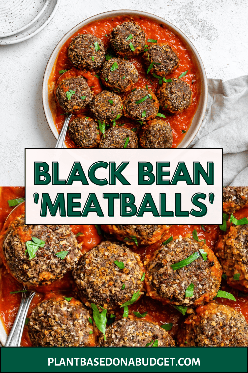 Easy Black Bean Meatballs - Plant-Based on a Budget