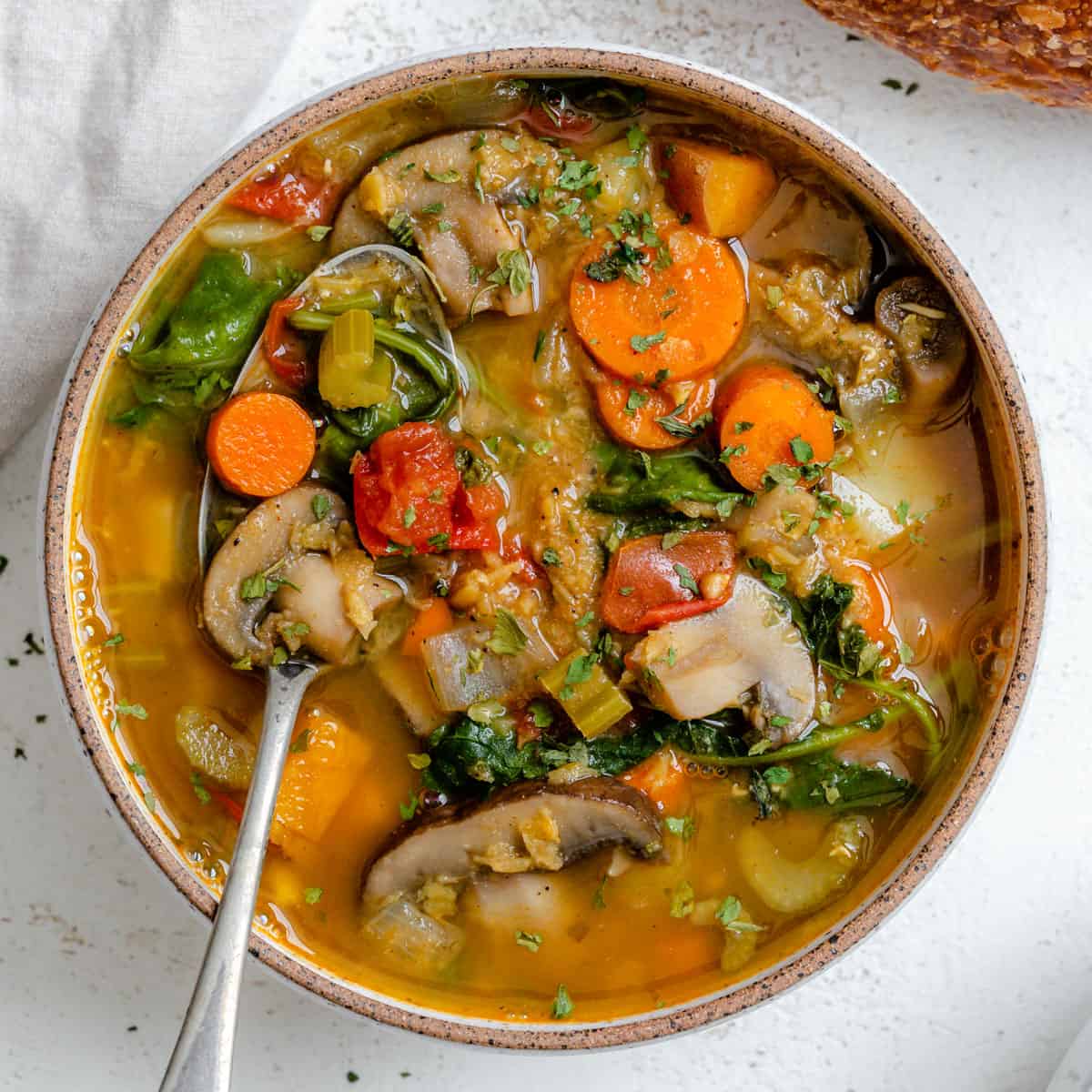 Hearty Red Lentil Stew [Stove, Crockpot, IP] - Plant-Based on a Budget