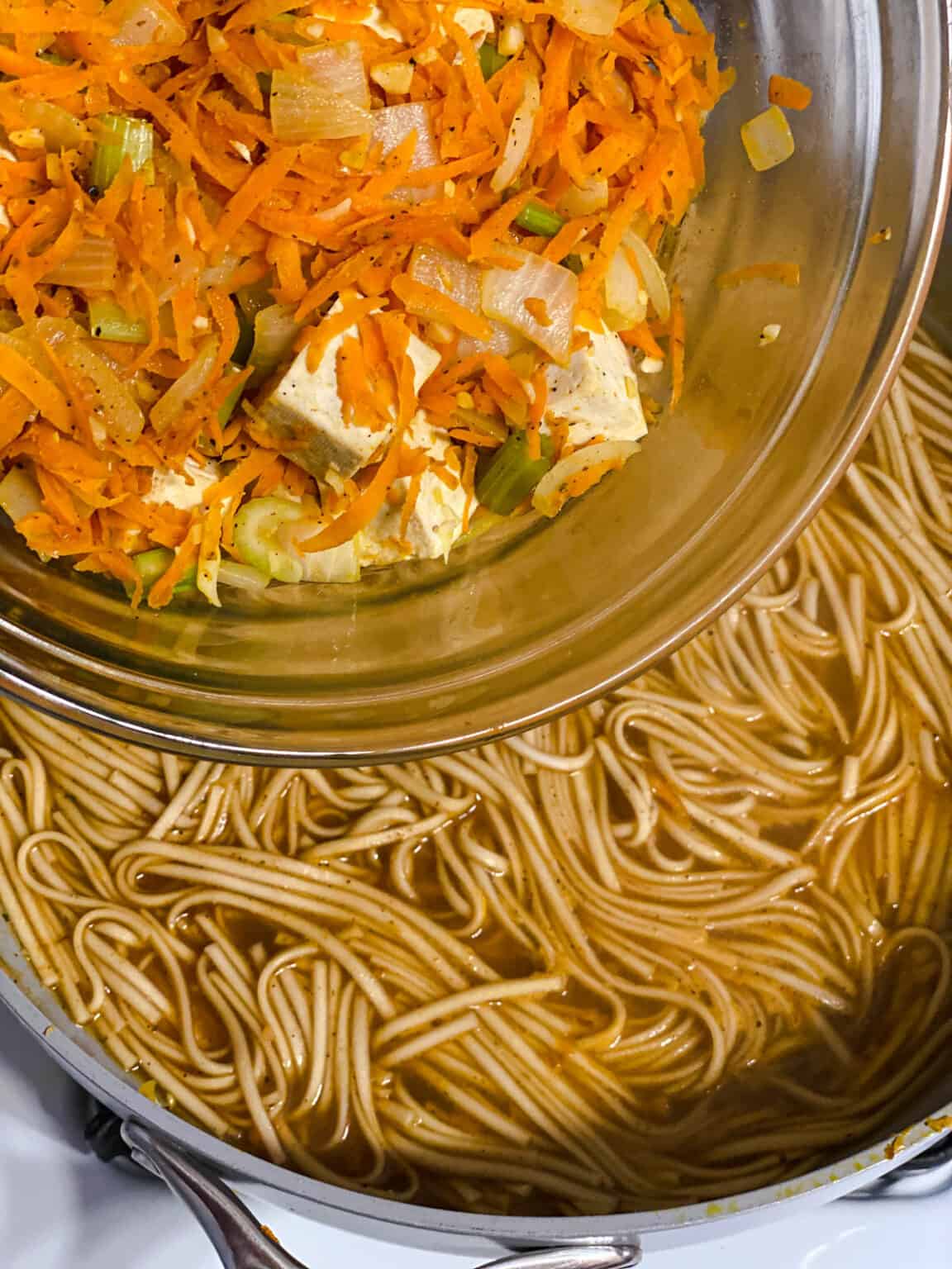 Pancit Bihon [Filipino-Inspired Rice Noodles] - Plant-Based on a Budget