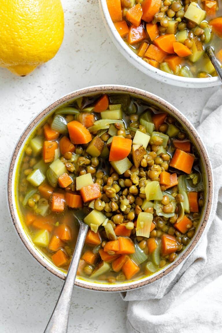Lentil and Carrot Soup - Plant-Based on a Budget