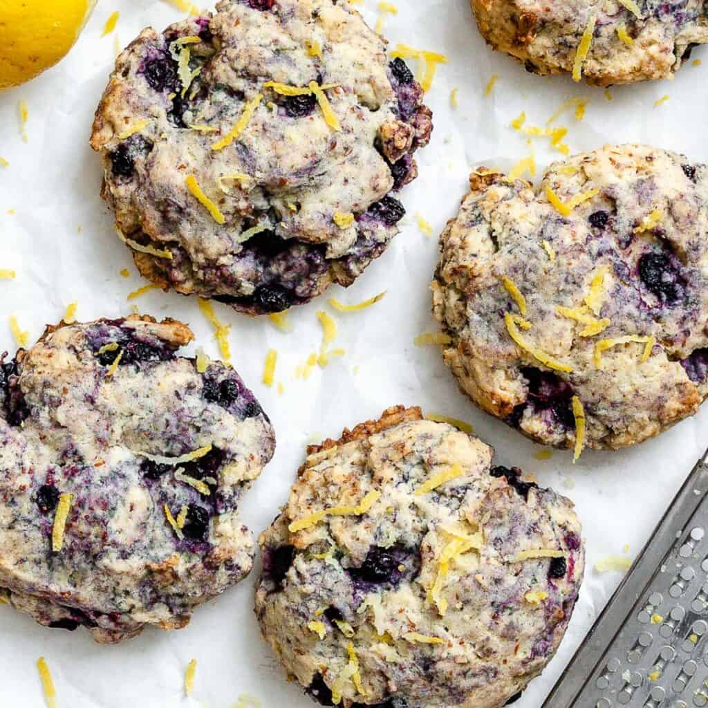 Lemon Blueberry Cookies - Plant-Based on a Budget