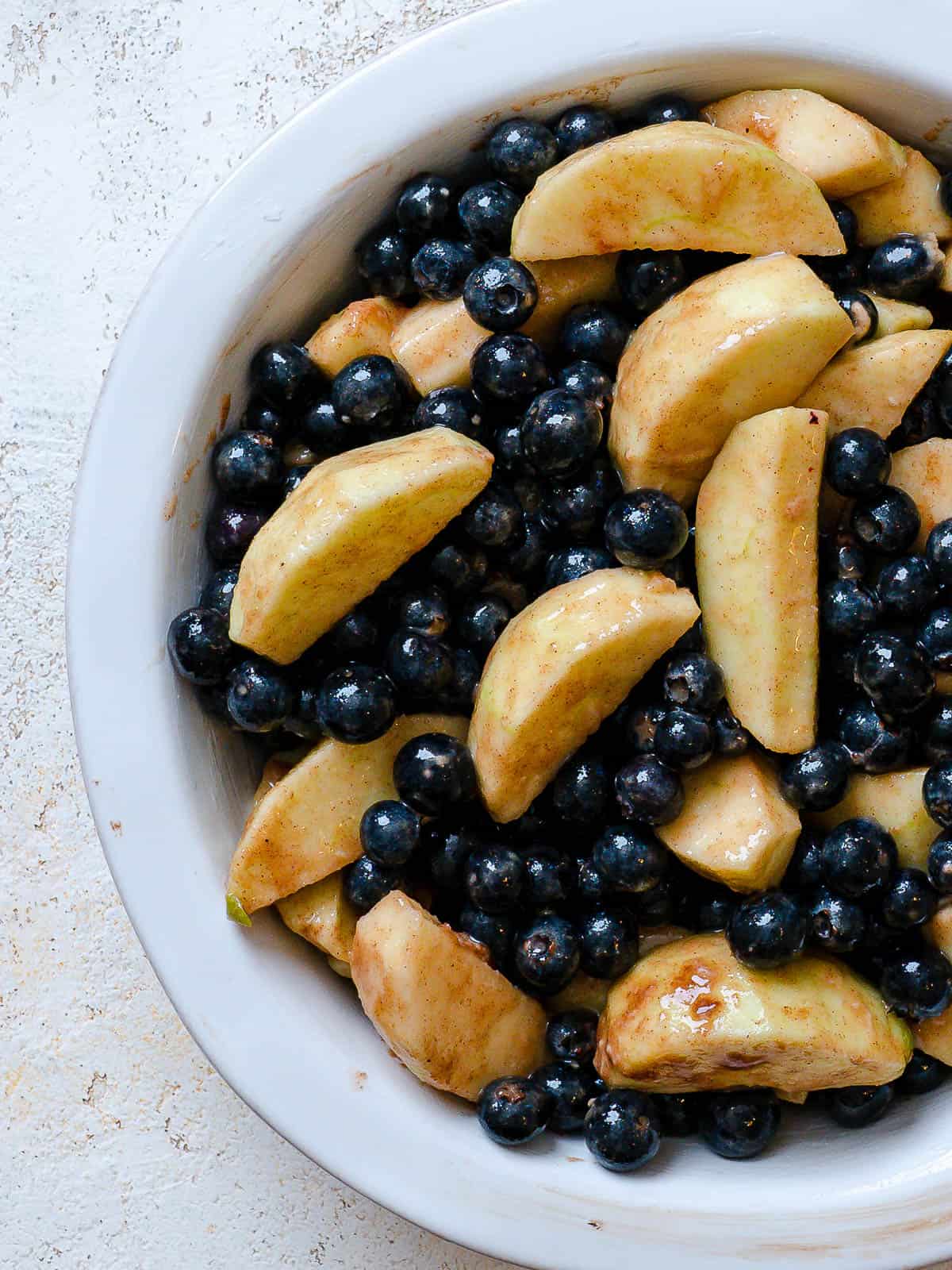 Apple and Blueberry Crumble - Plant-Based on a Budget