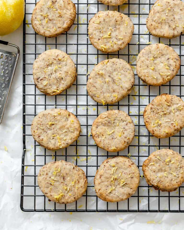 Vegan Lemon Shortbread Cookies - Plant-Based on a Budget