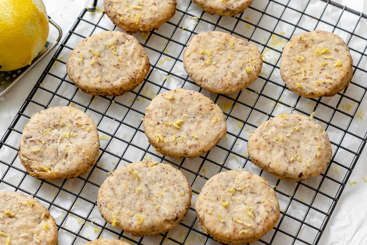 Vegan Lemon Shortbread Cookies - Plant-Based on a Budget