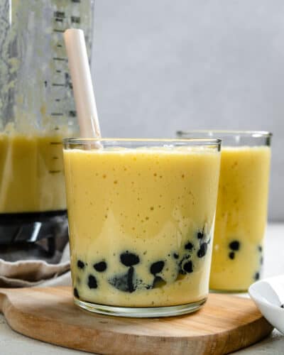 Mango Bubble Tea - Plant-Based on a Budget