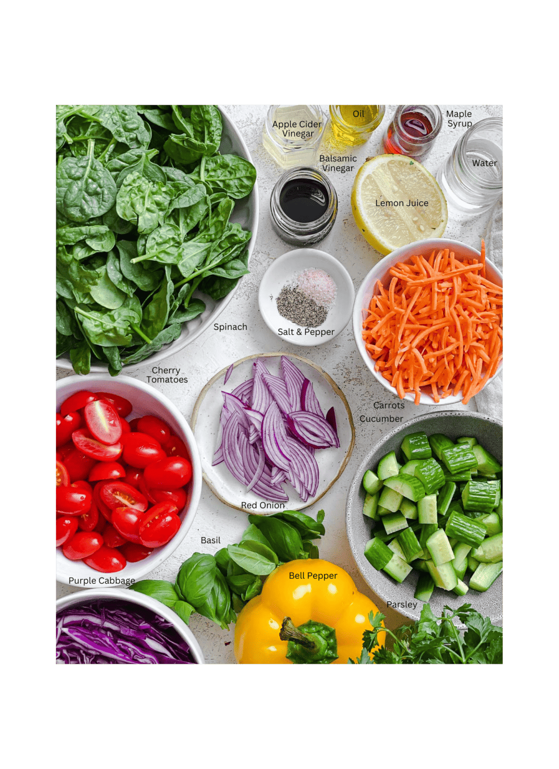 Rainbow Salad - Plant-Based on a Budget