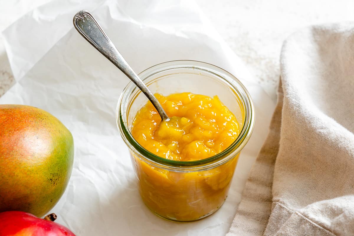 3-Ingredient Easy Mango Compote [or Coulis] - Plant-Based on a Budget