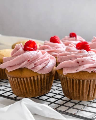 Easy Raspberry Cupcakes [+ Add-Ins] - Plant-Based on a Budget