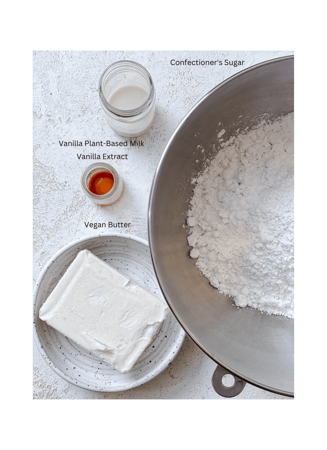 Vanilla Vegan Buttercream Frosting - Plant-Based on a Budget