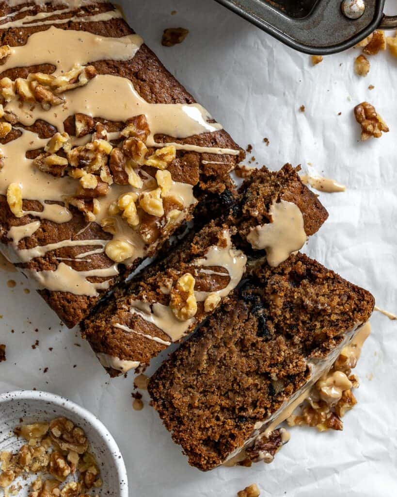 Coffee and Walnut Loaf Cake - Plant-Based on a Budget