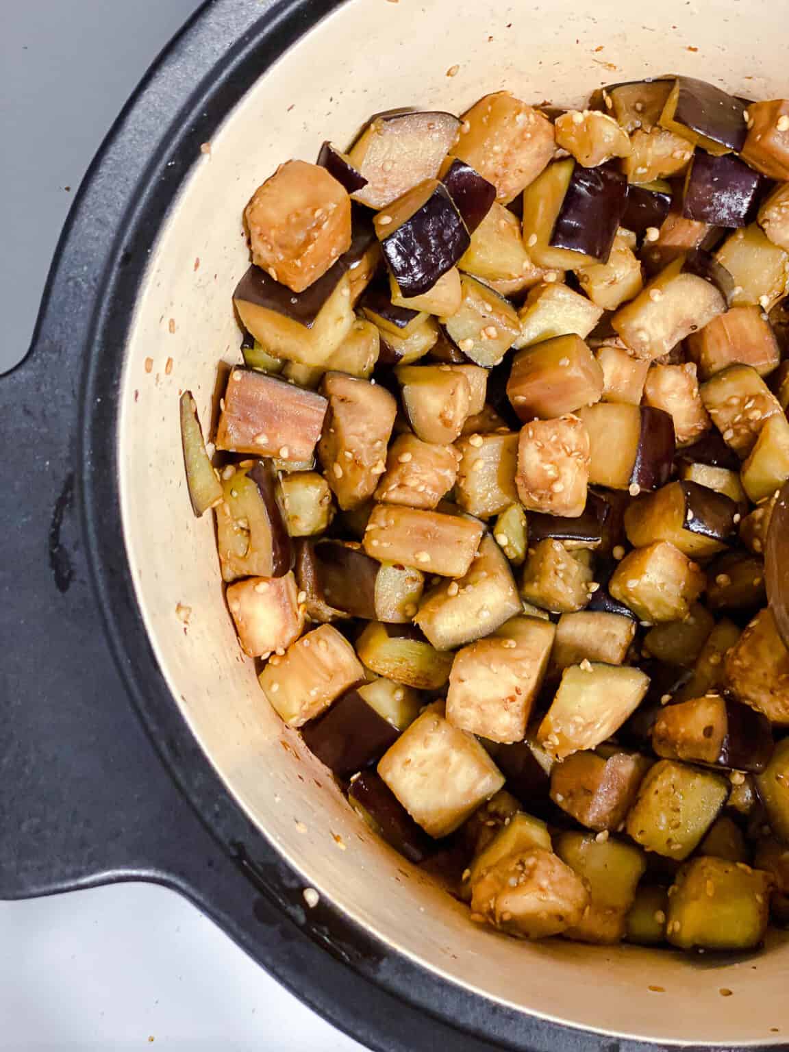 Eggplant Stew [With Tomatoes + Chickpeas] - Plant-Based on a Budget