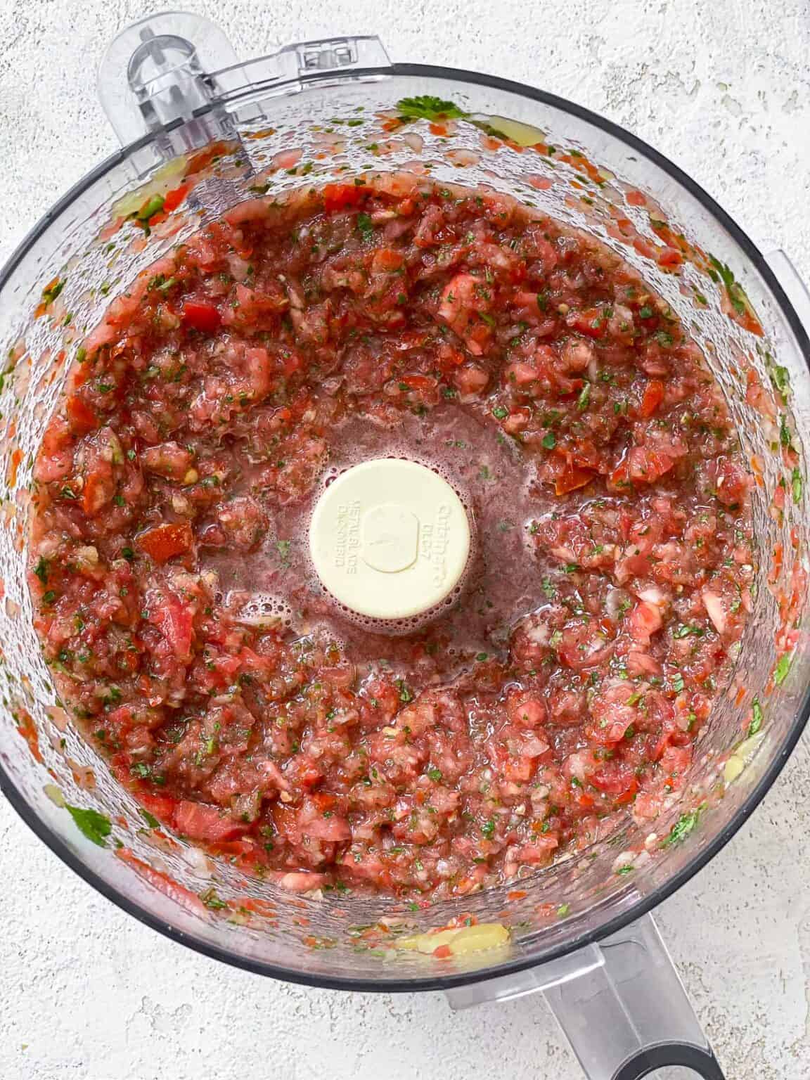 5 Minute Garden Fresh Salsa - Plant-Based on a Budget