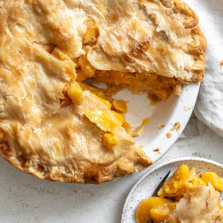 Easy Peach Mango Pie [or Hand pies] - Plant-Based on a Budget