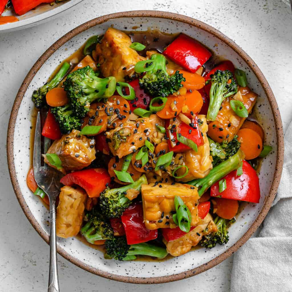 Easy Tempeh Stir-Fry - Plant-Based on a Budget