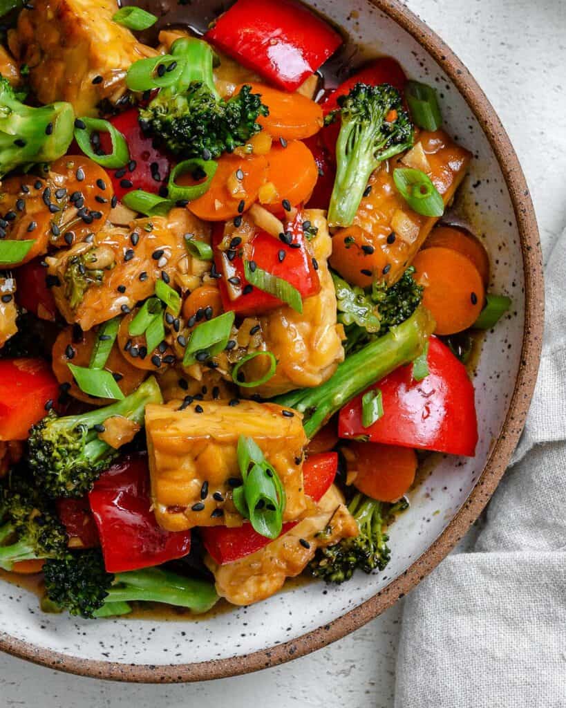 Easy Tempeh Stir-Fry - Plant-Based on a Budget