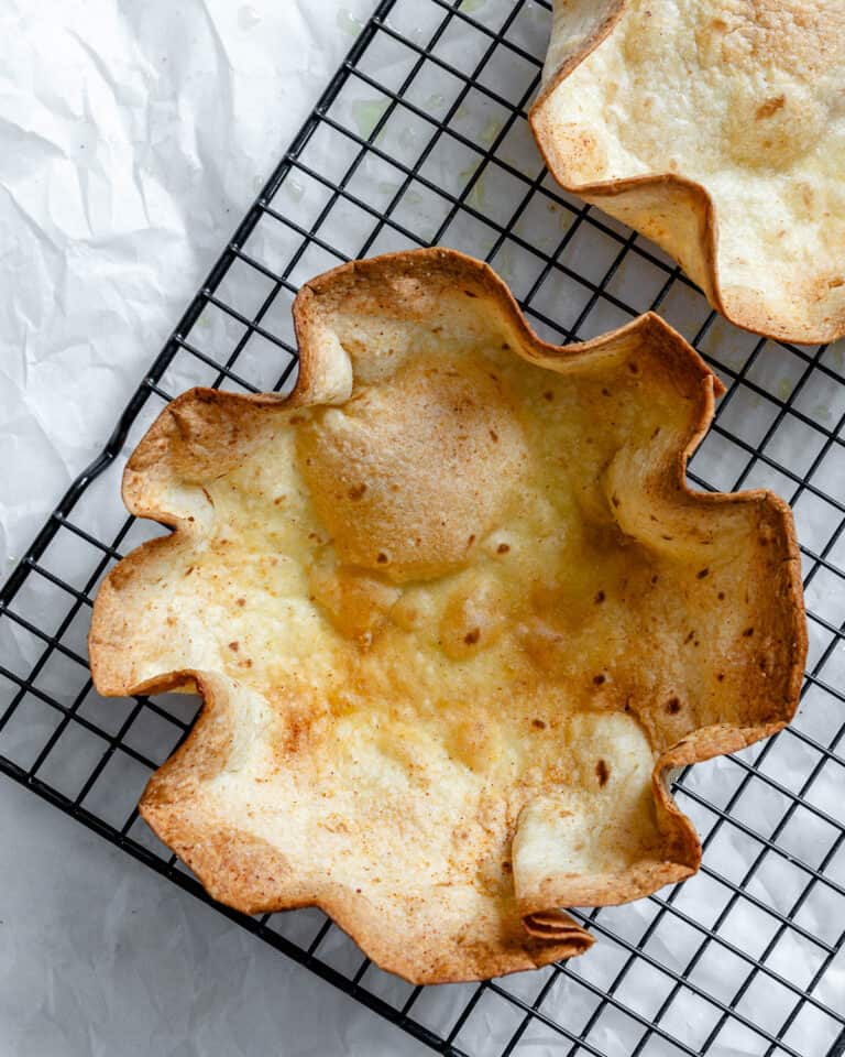 Crispy Baked Tortilla Bowls - Plant-Based on a Budget
