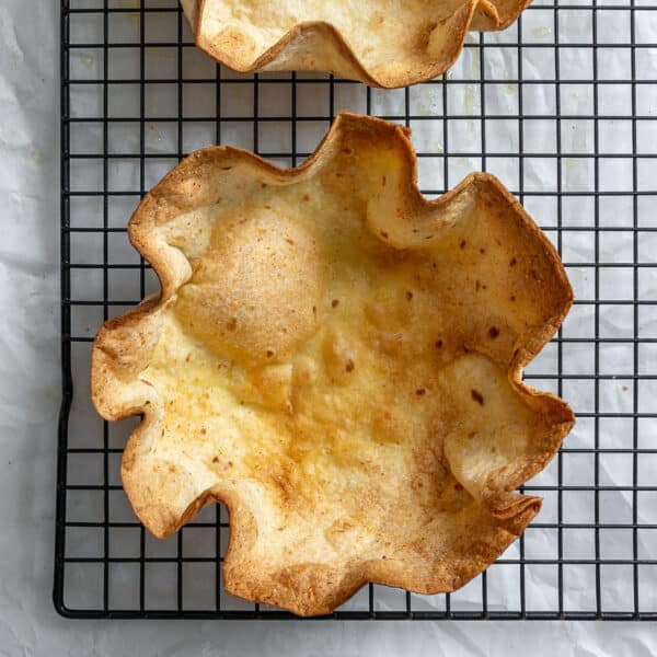 Crispy Baked Tortilla Bowls - Plant-Based on a Budget