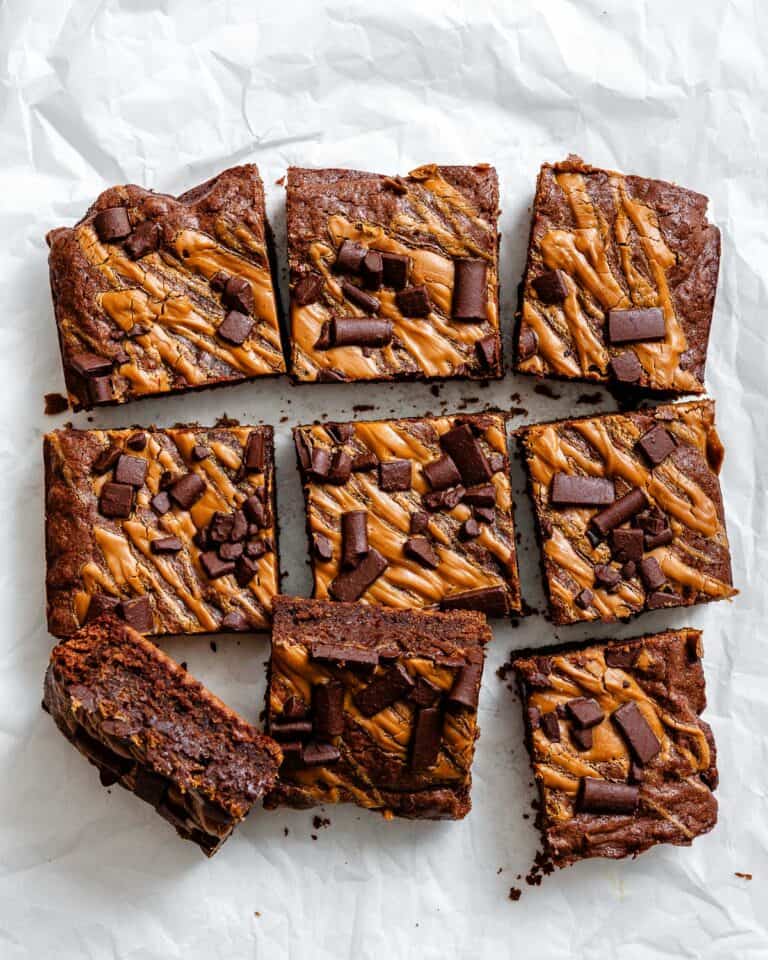 Biscoff Brownies - Plant-Based on a Budget