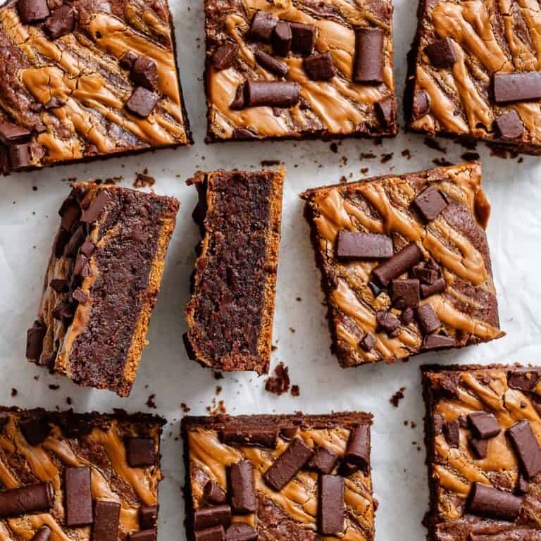 Biscoff Brownies - Plant-Based on a Budget