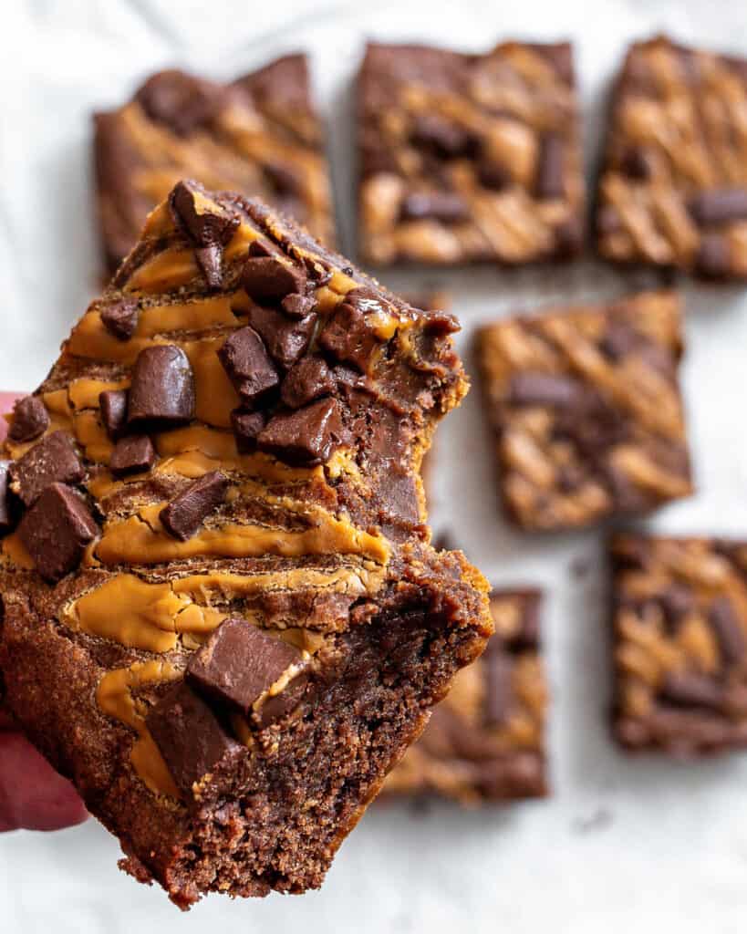 Biscoff Brownies - Plant-Based on a Budget